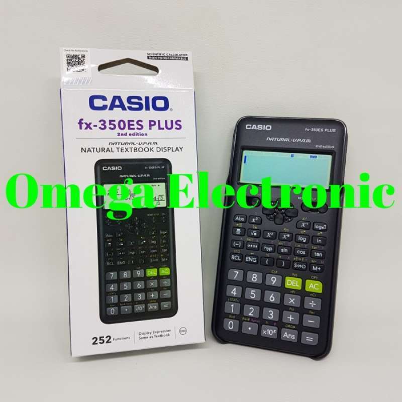 Promo Casio FX 350 ES PLUS Scientific Calculator Kalkulator Sekolah ...