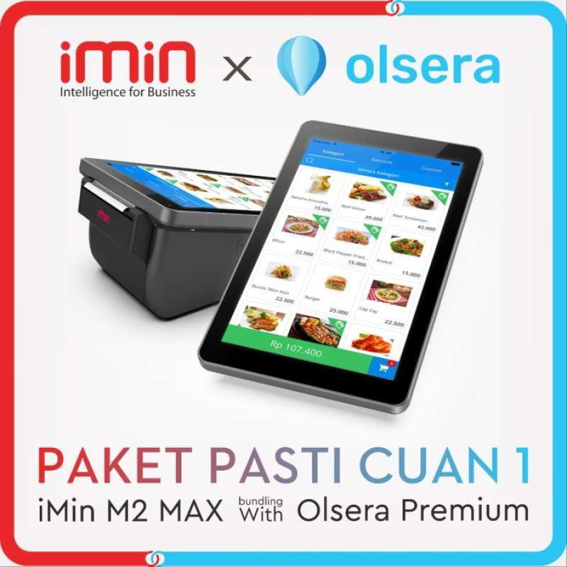 Promo Paket Pasti Cuan iMin M2 Max Olsera Premium 12 Bulan Diskon 33% di Seller Alfira Shop ...
