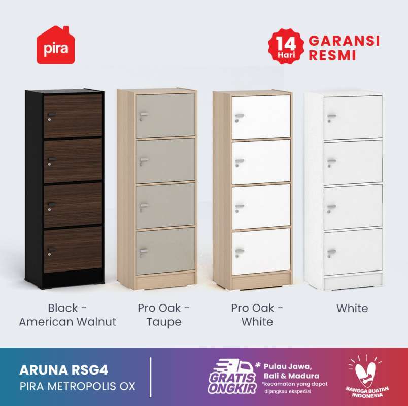 Promo Pira Metropolis Ox - Aruna Rsg 4 Rak Serbaguna / Rak Susun 4 ...