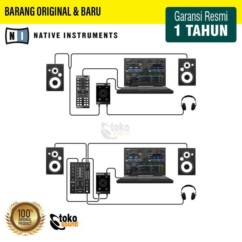 Jual Native Instruments Traktor Audio 2 MK2 - 2 CHANNEL DJ AUDIO ...