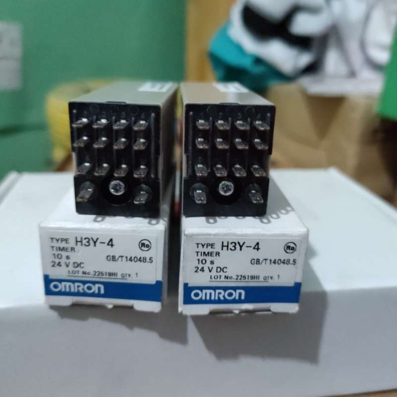 Jual Timer Omron H3y-4 Dc24v 10s / H3y-4 24vdc 10 Sec Original Di ...