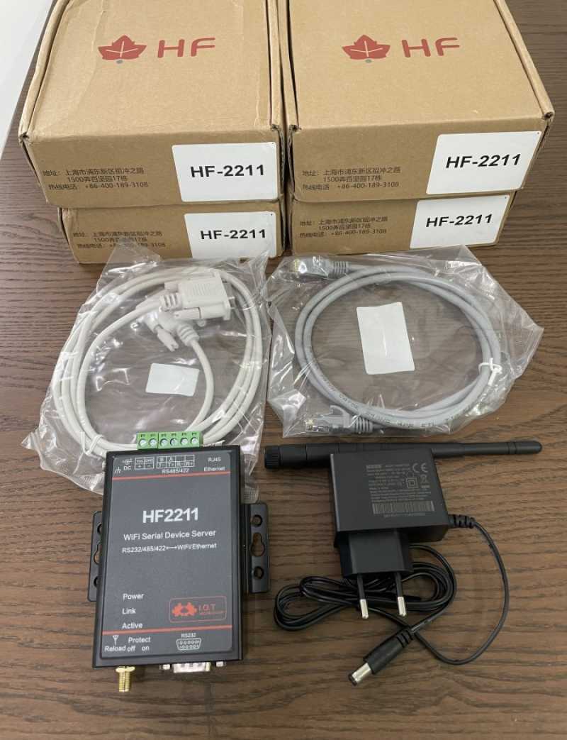 Jual Serial To Ethernet Wifi Converter Rs232/rs485 To Tcp Ip Modbus ...