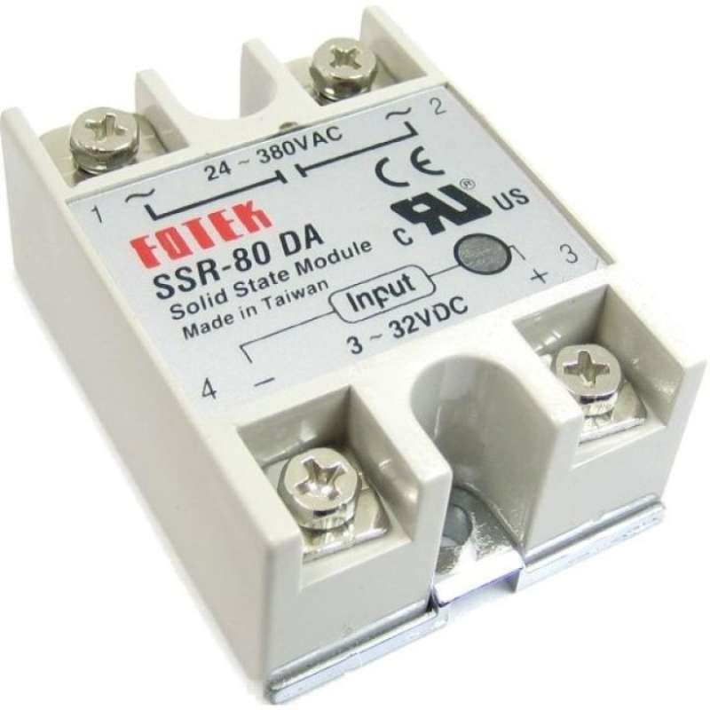 Promo FOTEK SSR-80DA / SSR 80DA SOLID STATE RELAY FOTEK 80 AMPER Diskon ...