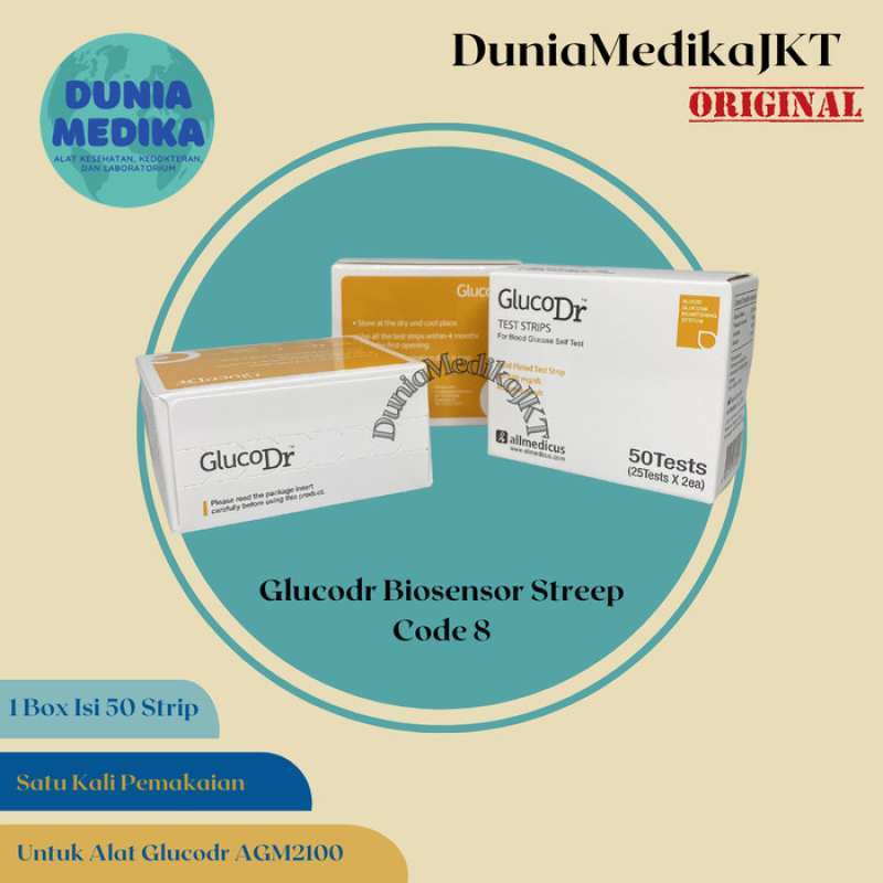 Jual Strip Gluco Dr Bio Sensor Glucose Gula Darah Di Seller Nur Nur