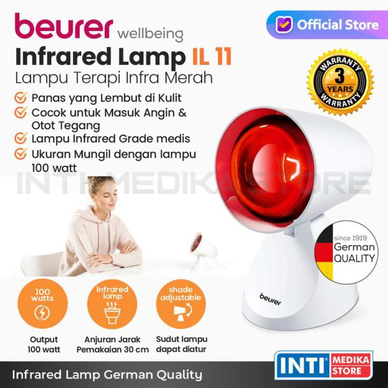 Jual Beurer - Infrared Lamp Il 11 | Lampu Alat Terapi Inframerah 100w ...