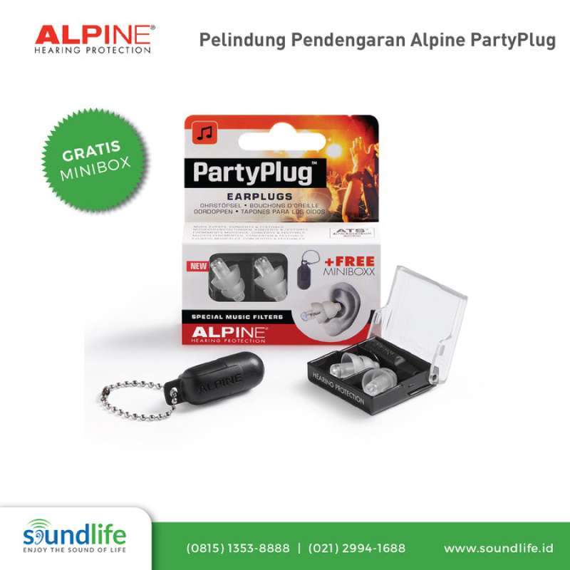 Jual Alpine Partyplug - Earplug Untuk Clubbing, Konser, Restoran Live ...