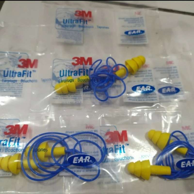 Promo 3M EAR-PLUG ULTRAFIT 340-4004 NON CASING 1BOX ISI 100 PCS Diskon ...
