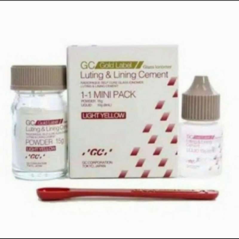 Jual Fuji 1 Mini Pack Gc Gold Label Luting Cement Dental Di Seller Nur ...