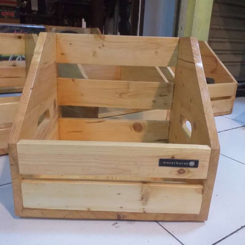 Promo Kotak Kayu / Wooden Crate / Box Display Piringan Hitam Diskon 23% ...