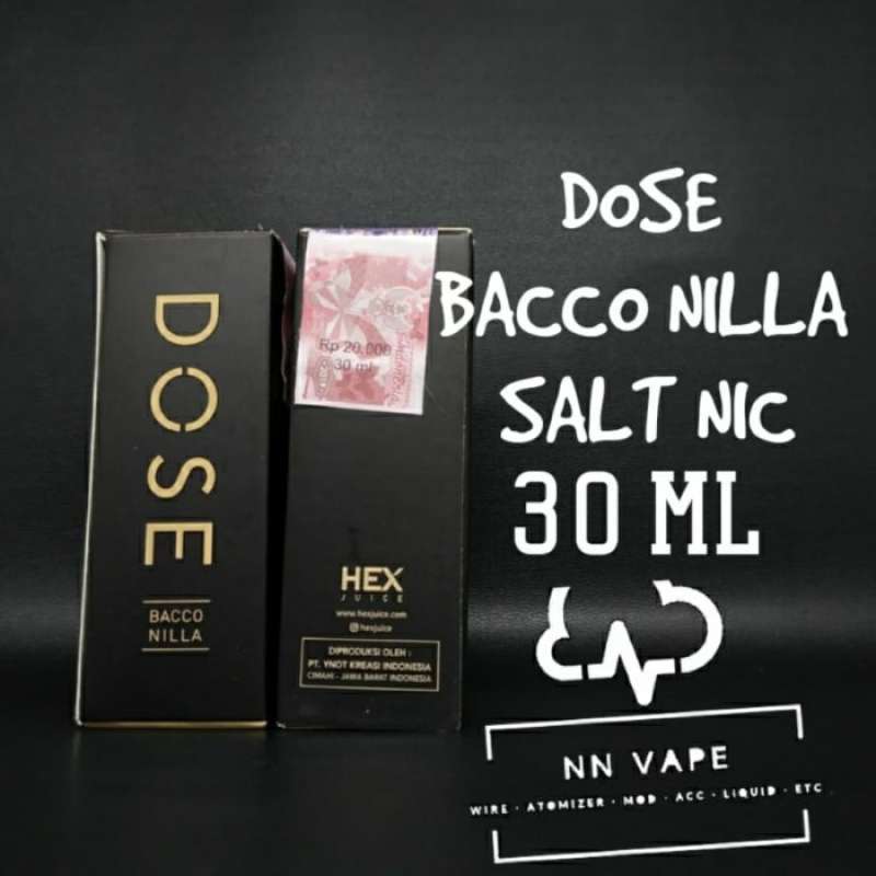 Jual Liquid Dose Bacco Nilla Salt Nic 30ml 50mg Di Seller Nnvape ...