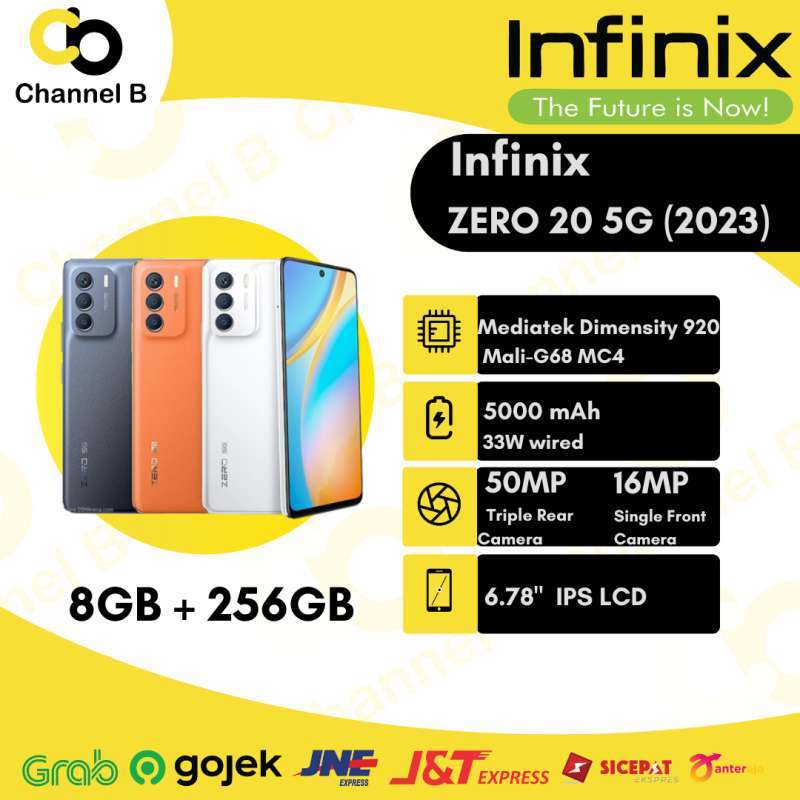 Jual Infinix Zero 5G 2023 (8gb/256gb) Smartphone - Garansi Resmi - Black di Seller Channel B ...
