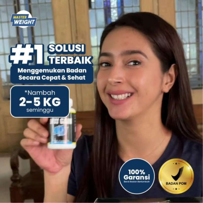 Jual Original Master Weight Gain Penggemuk Penambah Berat Badan Terbaik ...