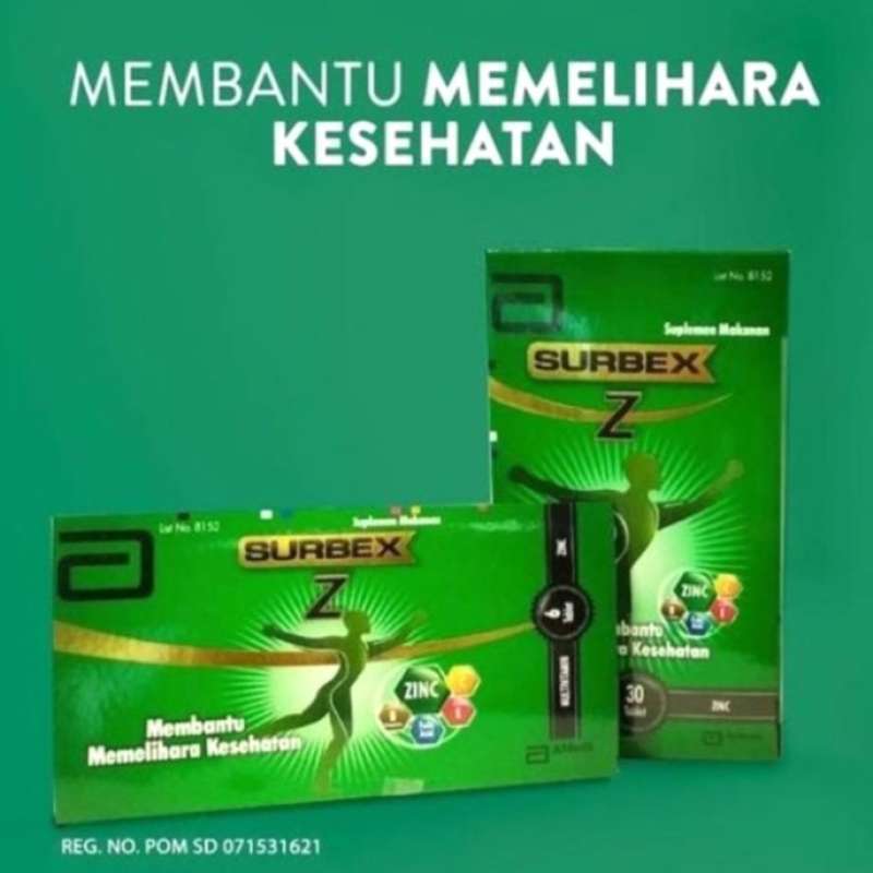 Jual Surbex Z Box 30 Tablet Multivitamin Di Seller Nur Nur Toko - Tegal ...