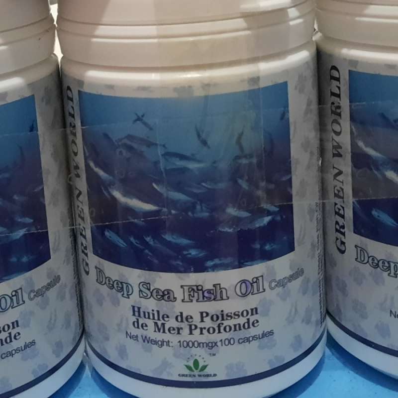 Jual Deep Sea Fish Oil Capsule Green World Original - Obat Kolesterol ...