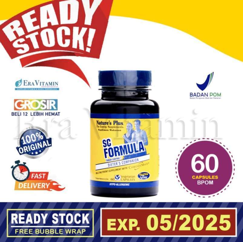 Jual Nature's Plus Sc Formula Sugar Control Natures 60 Kapsul ...