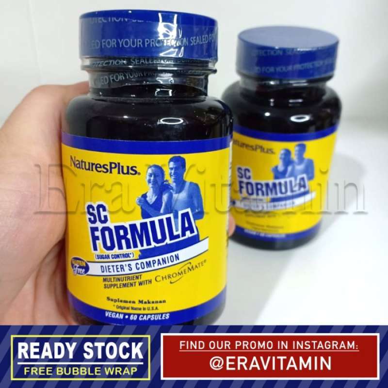 Jual Nature's Plus Sc Formula Sugar Control Natures 60 Kapsul ...