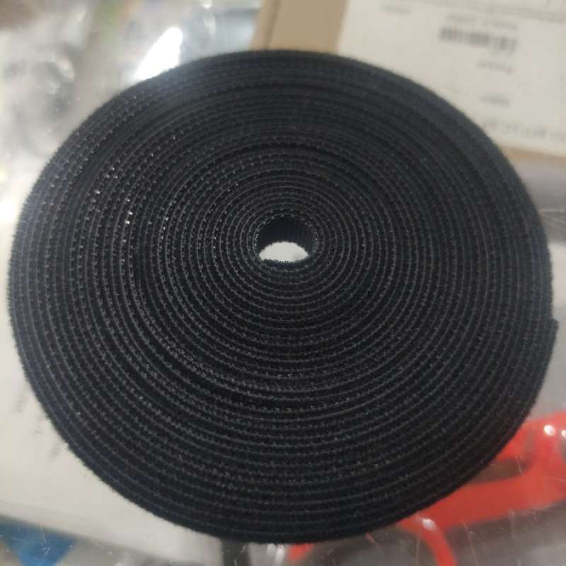 Promo VELCRO PENGIKAT KABEL FIBER OPTIK 25M HIGH QUALITY HITAM ...