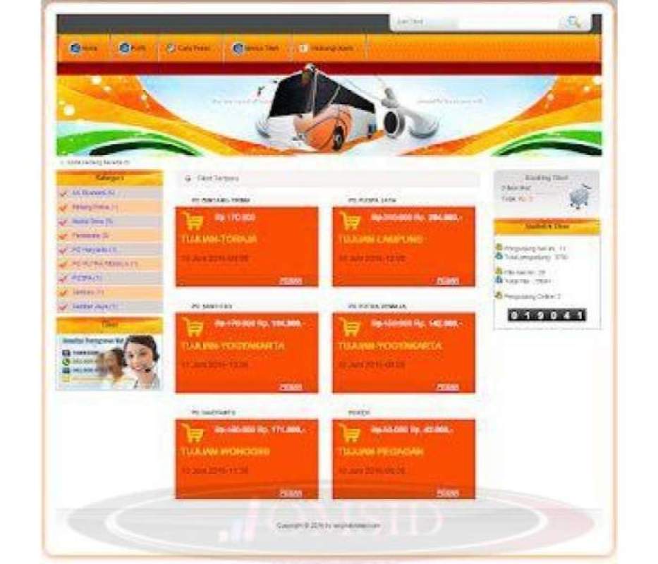 Jual Aplikasi Penjualan Tiket Bis Atau Bus Berbasis Web Dengan Php Dan ...