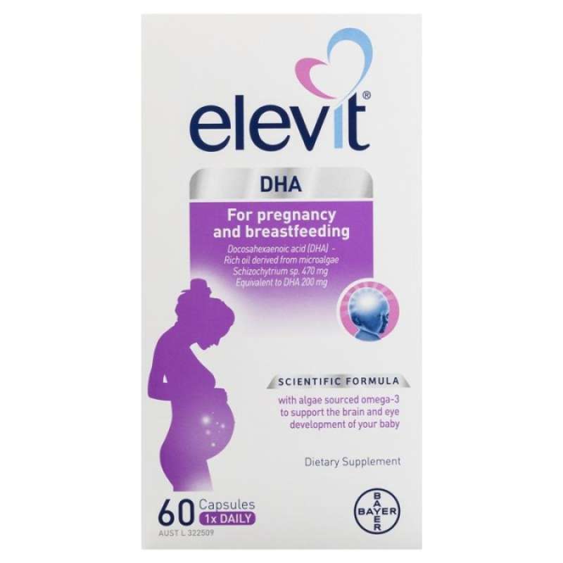 Promo ELEVIT DHA FOR PREGNANCY & BREASTFEEDING 60 CAPSULES VITAMIN IBU ...