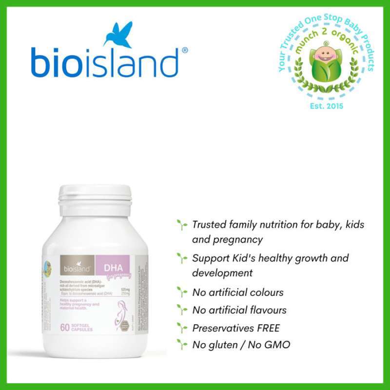 Jual Bio Island Dha For Pregnancy 60 Softgel Capsules Di Seller Nur Nur Toko - Tegal Parang ...
