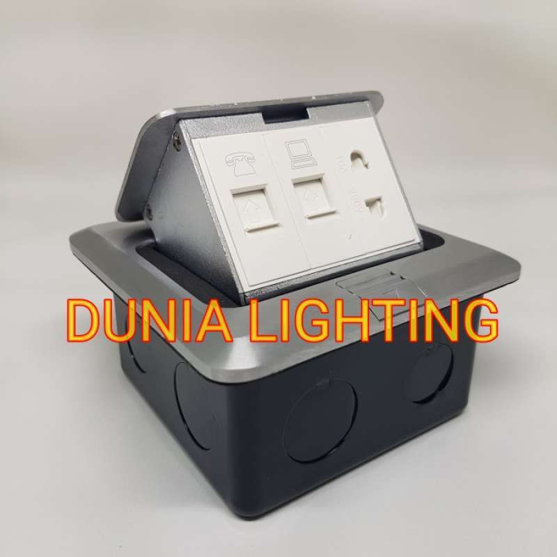 Jual Stop Kontak Lantai China Floor Socket Stopkontak Tanam Meja ...