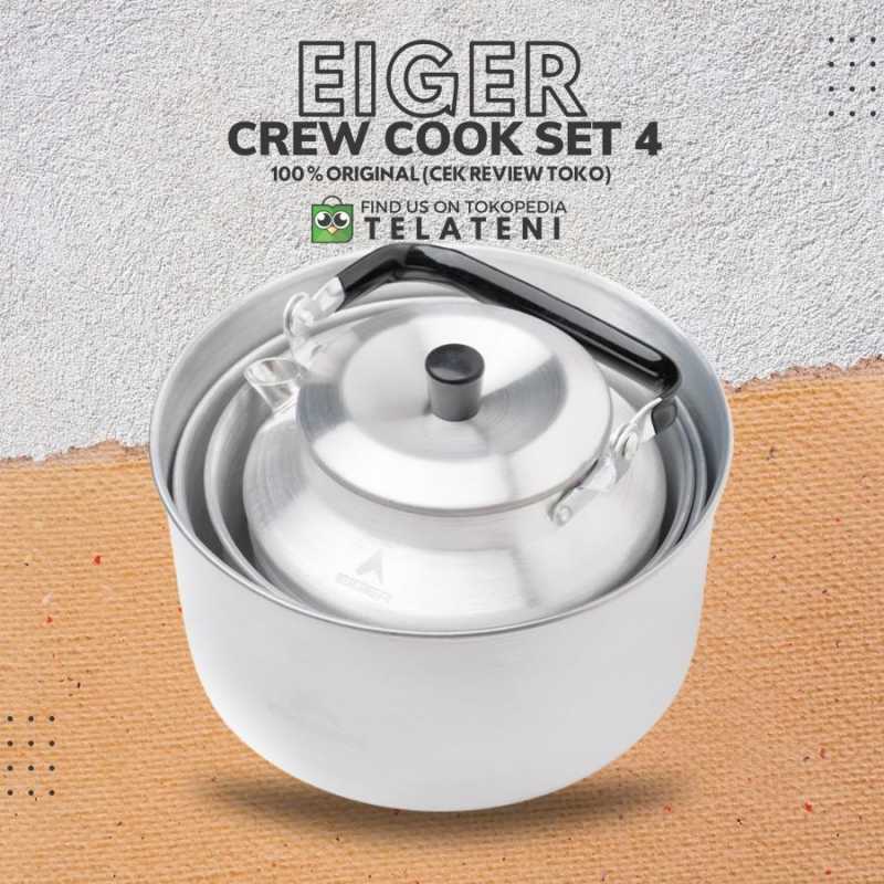 Jual EIGER CREW COOK SET 4 NESTING GUNUNG PANCI CAMPING OUTDOOR HIKING ...
