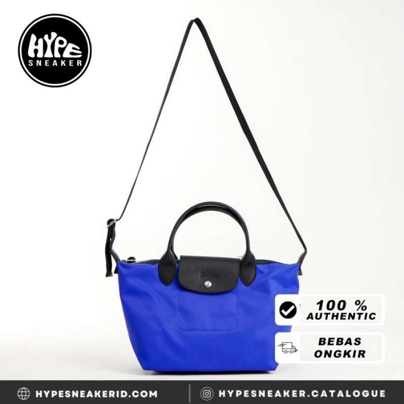 Jual Tas LONGCHAMP LE PLIAGE ENERGY BLUE TOP HANDLE SHOULDER BAG 100% ...
