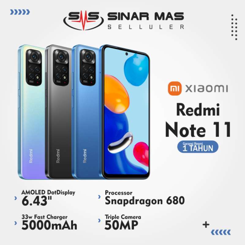 Jual Redmi Note 11 Official Spesifikasi Original, Murah & Diskon Harga ...