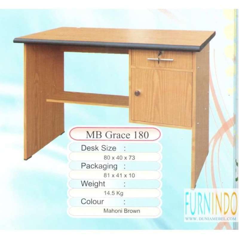 Jual GRACE MEJA KANTOR BIRO GRACE MB180 di Seller Yella Perdana ...
