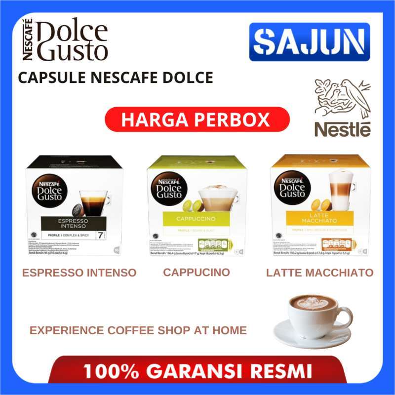Promo Nescafe Dolce Gusto Capsule 1 Box 12 Capsule New Variant Diskon ...