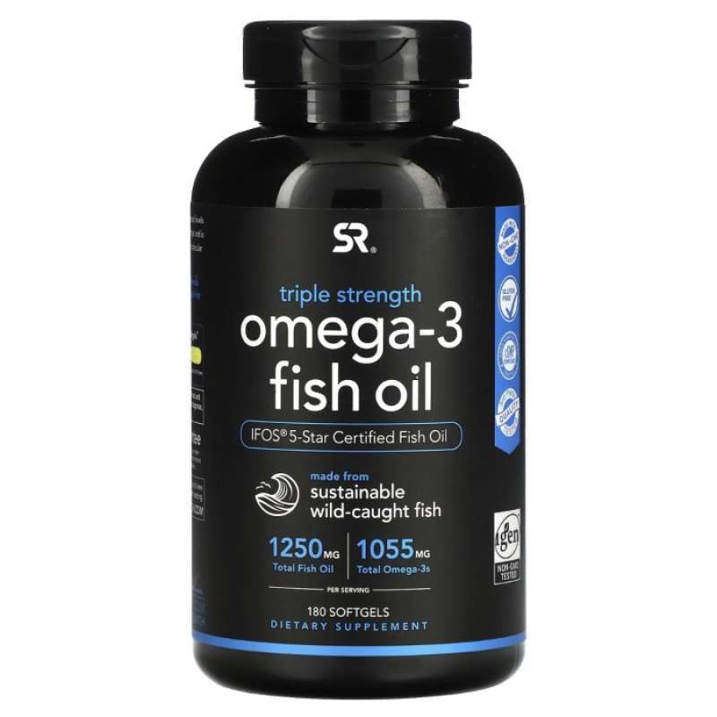 Promo Omega 3 triple strength fish oil SR Sports Research isi 180 ...