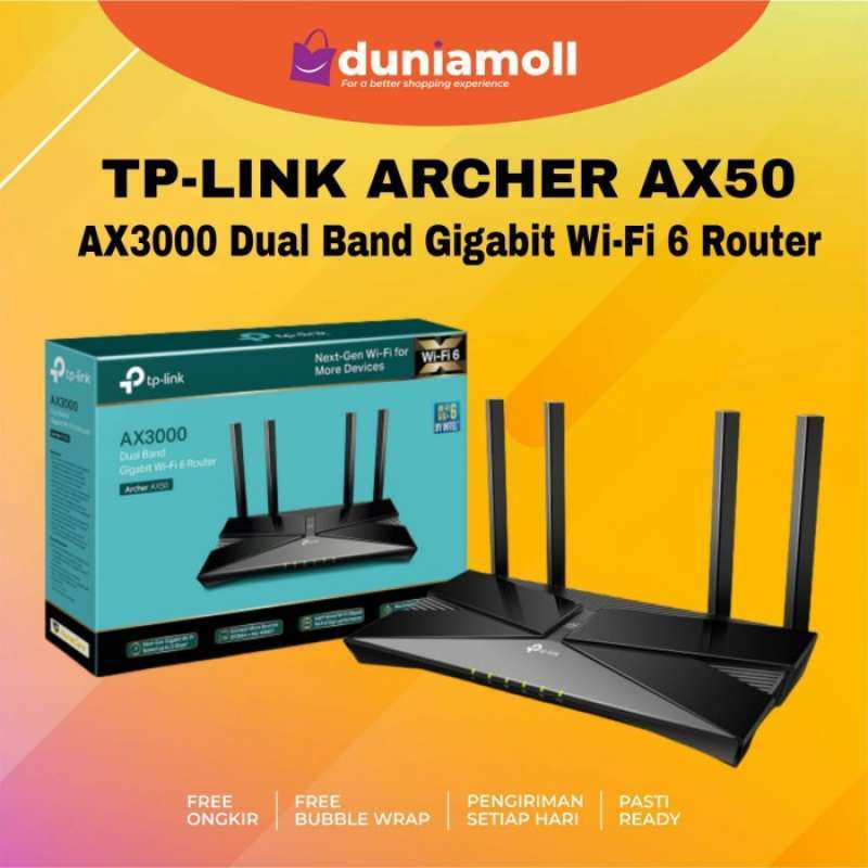 Jual Archer Ax50 Ax3000 Dual Band Gigabit Wi-fi 6 Router Ax50 Di Seller ...