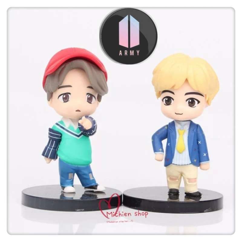 Promo Action Figure Bts Bt21 Army Bangtan Boys Kpop Idol Model Topper Cake A - Tocko99 Diskon 50 ...