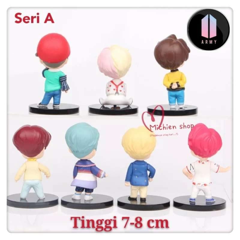 Promo Action Figure Bts Bt21 Army Bangtan Boys Kpop Idol Model Topper Cake A - Tocko99 - Bts ...