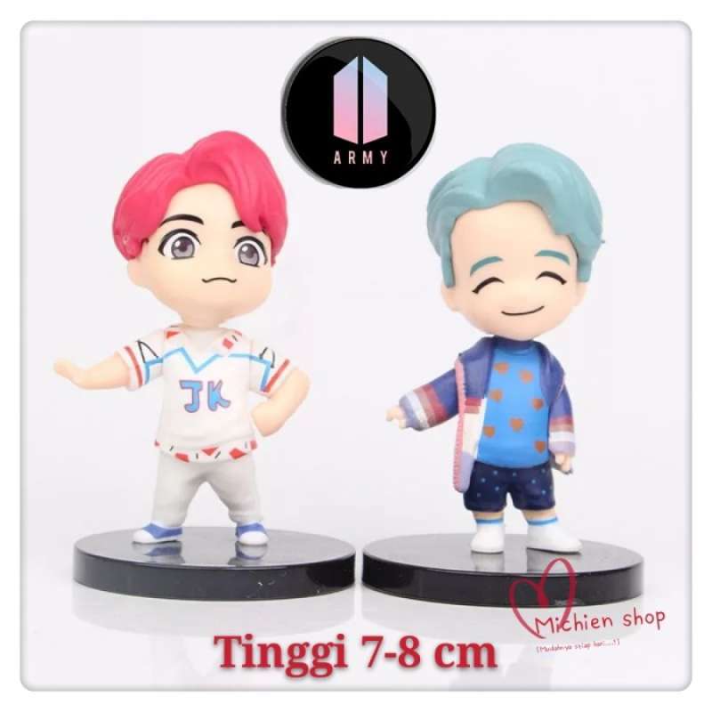 Promo Action Figure Bts Bt21 Army Bangtan Boys Kpop Idol Model Topper Cake A - Tocko99 Diskon 50 ...