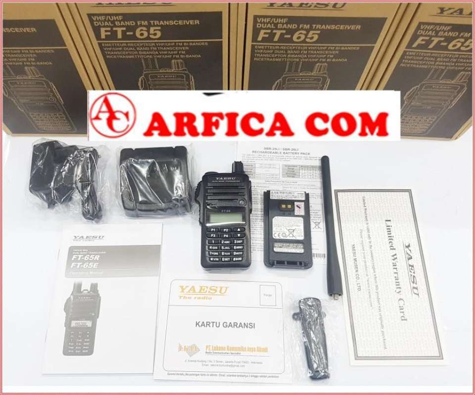 Jual Ht Yaesu Ft-65 R/e Dualband Original Resmi - Ht Yaesu Ft 65 R/e Di ...