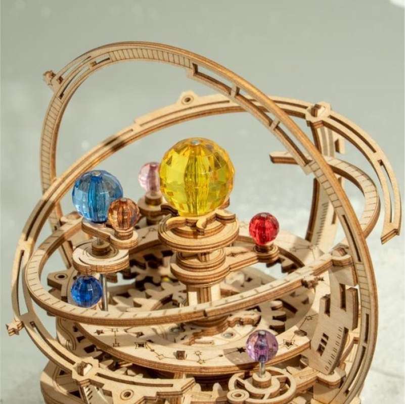 Jual Robotime Starry Night Amk51 Orrery Mechanical Music Box Di Seller ...