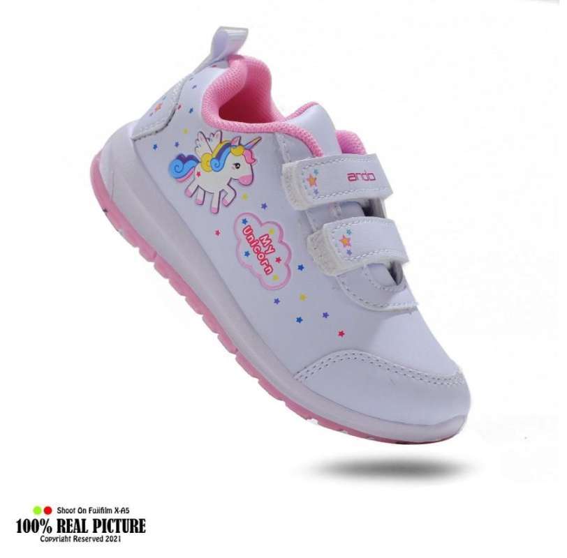 Jual Sepatu Sneakers Anak Cewek Sepatu Anak Original Ando Minicorn 29-32 Di Seller Simple Go ...