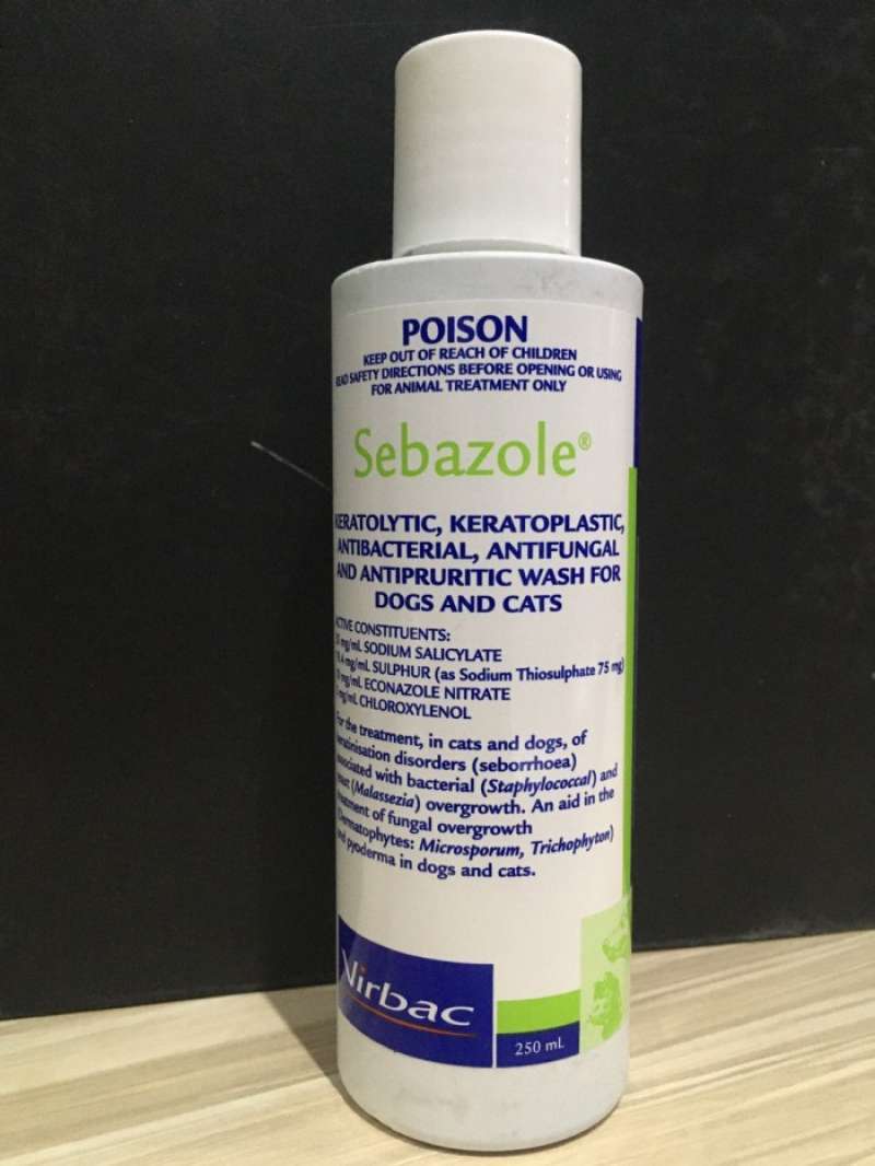 Promo Sebazole Shampoo 250 ml Diskon 33% di Seller Gerfield Pet Shop ...
