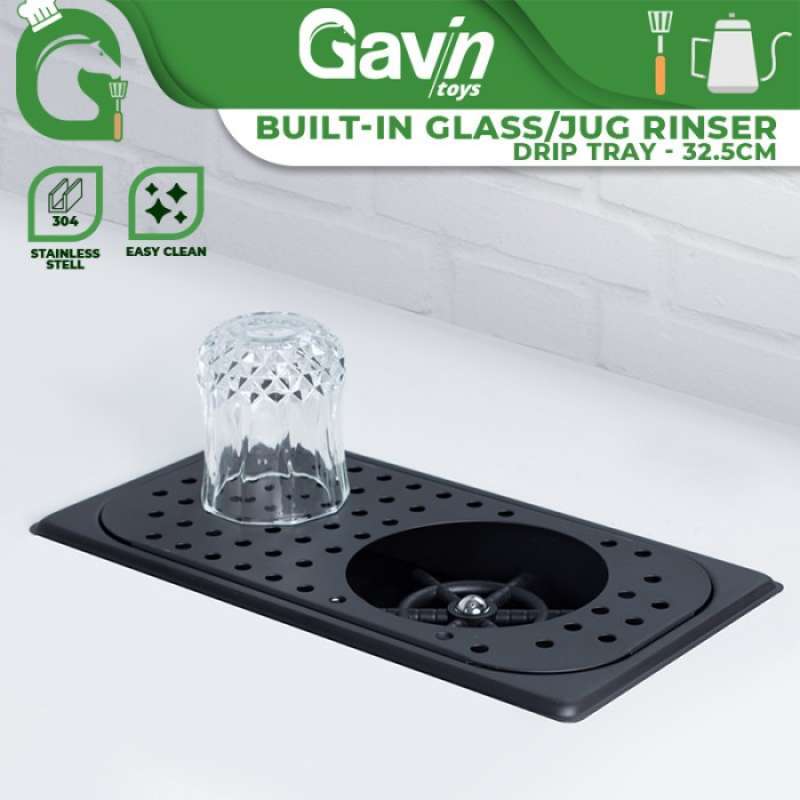 Promo Jug Rinser 32.5Cm Stainless Glass Rinser With Drip Tray Washer ...