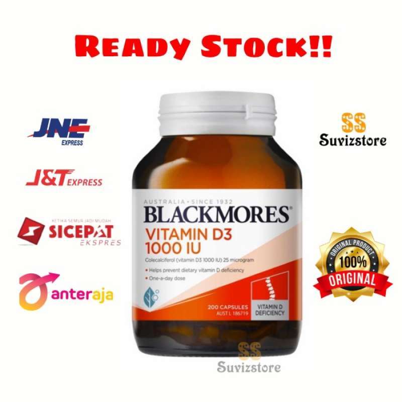 Promo vitamin D3 1000 iu Blackmores vitamin D3 1000IU 200 capsul Diskon 33% di Seller Anes ...