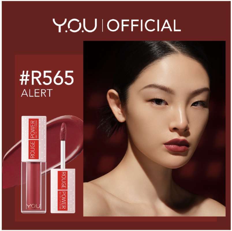 Promo You Rouge Power Matte Lip Cream Lipstik | Matte Finish | Tahan ...