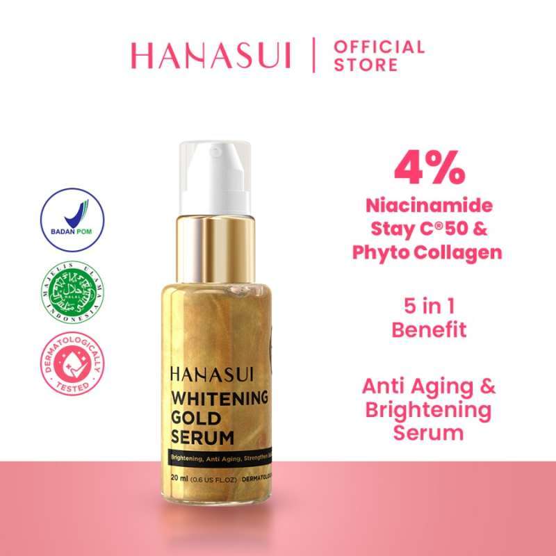 Promo Hanasui - Whitening Gold Serum Renew Diskon 2% Di Seller Hanasui ...