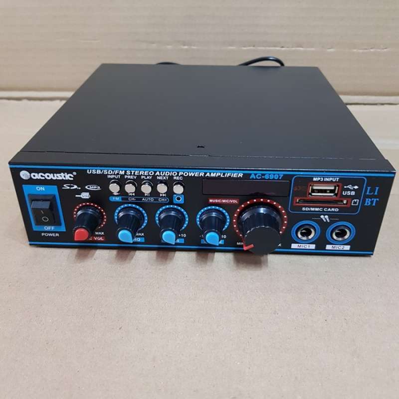 Promo Acoustic AC-111 Karaoke Reverberation Power Amplifier AC DC USB ...