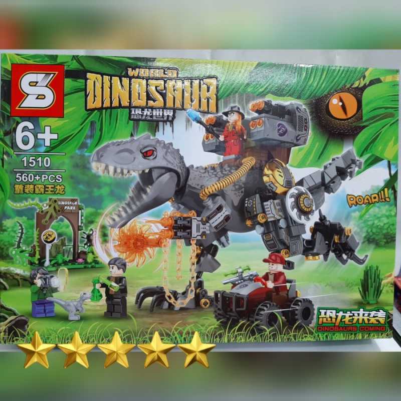Promo bricks lego dinosaurus robot dino T-rex jurassic world sy1510 ...