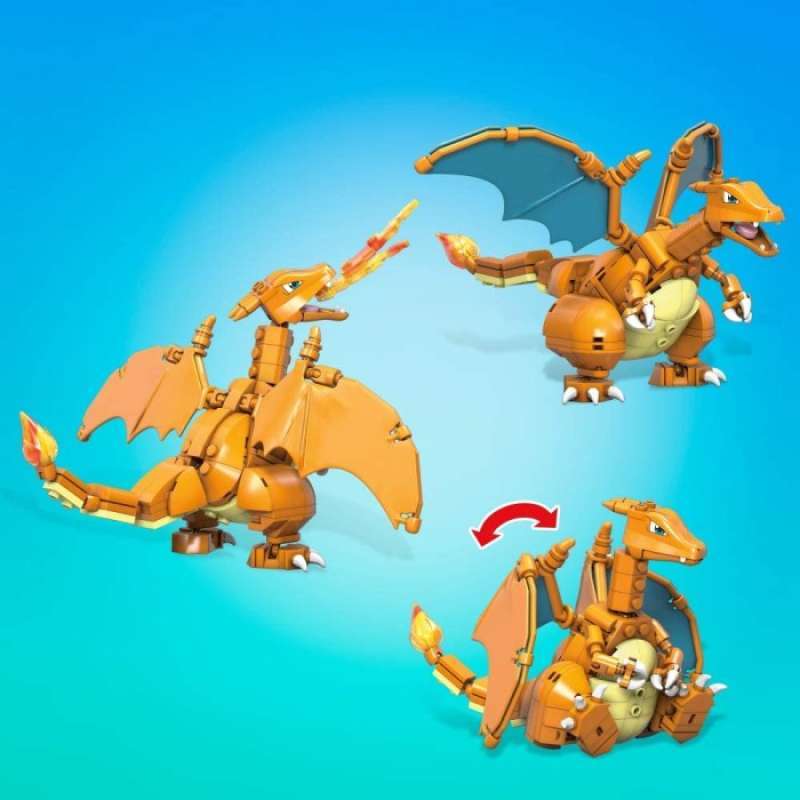 Promo Lego / Brick Mega Bloks Mega Construx Pokemon Charizard Diskon 9% ...