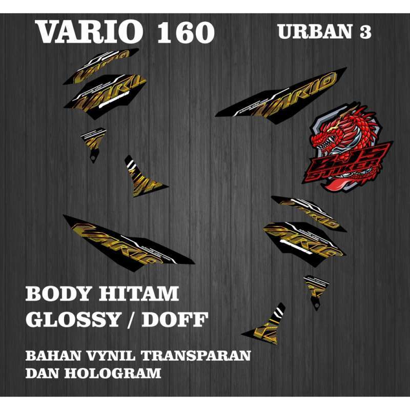 Promo decal stiker striping sticker variasi striping hologram ...