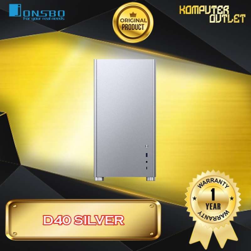 Jual Jonsbo D40 Silver Casing Pc M-atx / Atx Side Tempered Glass - Pc ...
