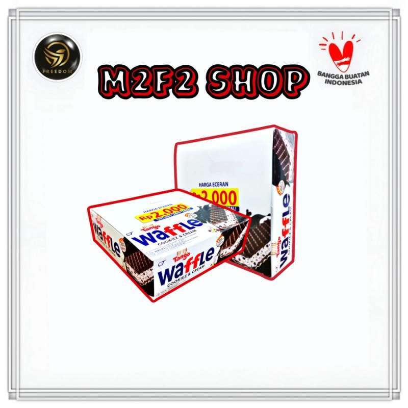 Promo Tango Wafer Waffle Cookiez & Cream | Krim Susu Vanila Sachet - 25 ...