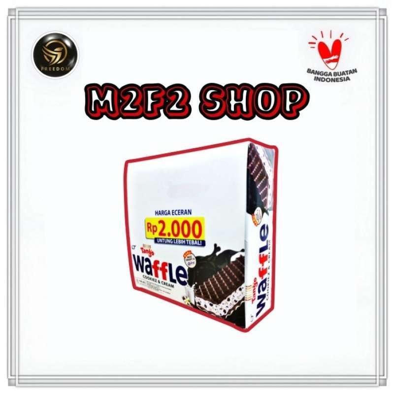 Promo Tango Wafer Waffle Cookiez & Cream | Krim Susu Vanila Sachet - 25 ...